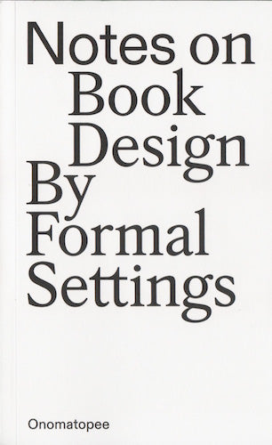 Notes on Book Design – Bookshop by Uro
