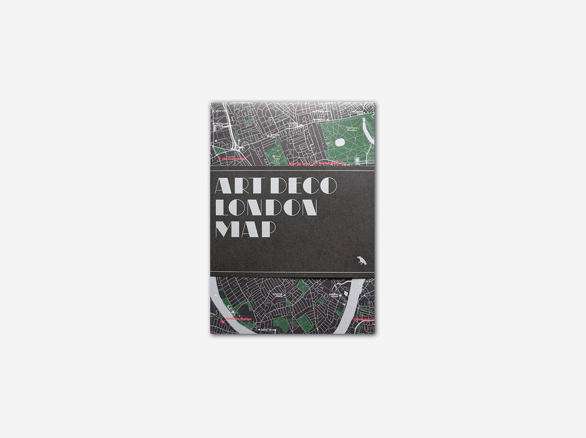 Art Deco London Map – Bookshop by Uro