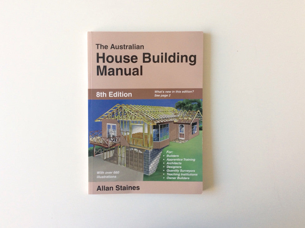 The Australian House Building Manual – Bookshop by Uro